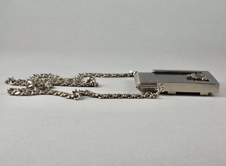 Vintage Massive JEAN PAUL GAULTIER Silver Cigarette Holder Chain ...