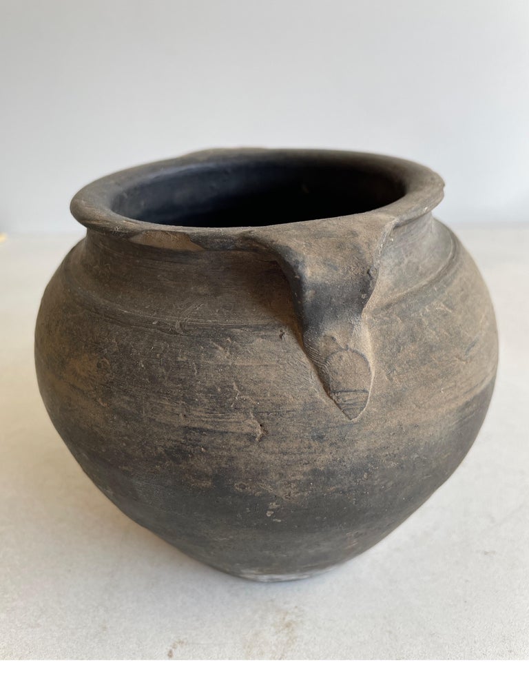 Vintage Matte Clay Oil Pottery Decorative Pot For Sale at 1stDibs