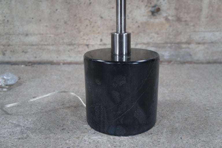 Vintage Max Studio Home Modern Arc Steel Marble Floor Library Reading ...