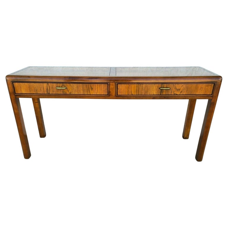 Vintage MCM Console Sofa Table by BERNHARDT For Sale at 1stDibs