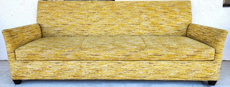 Vintage MCM Sofa Tuxedo Style For Sale at 1stDibs