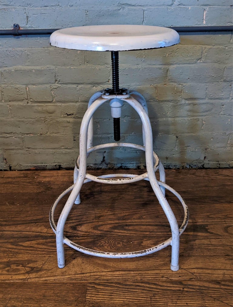 Vintage Medical Stool For Sale at 1stDibs