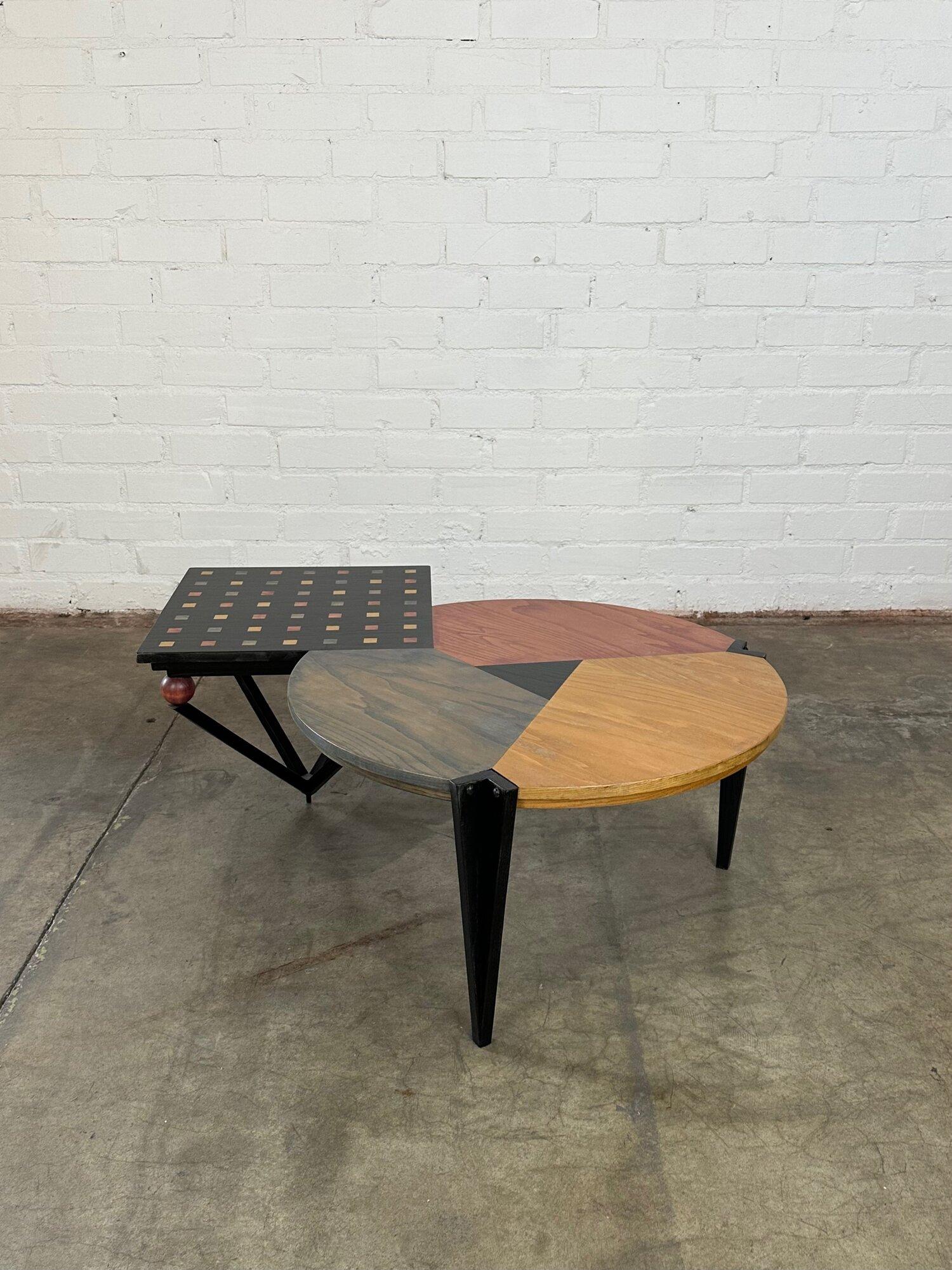 Vintage Memphis Style Coffee Table For Sale at 1stDibs