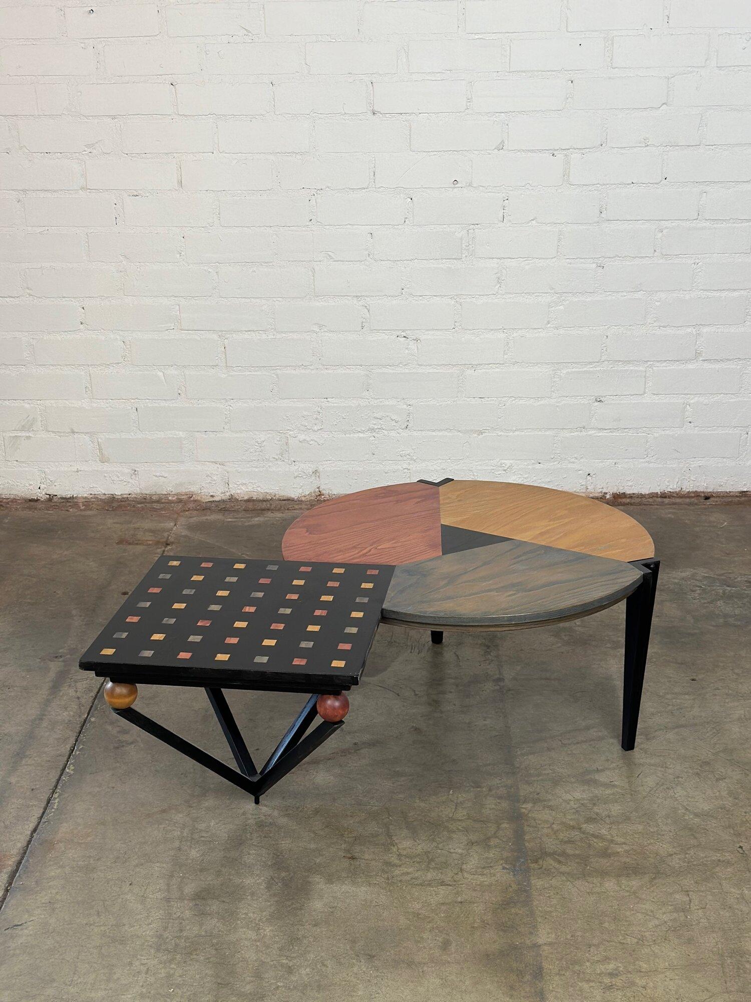 Vintage Memphis Style Coffee Table For Sale at 1stDibs
