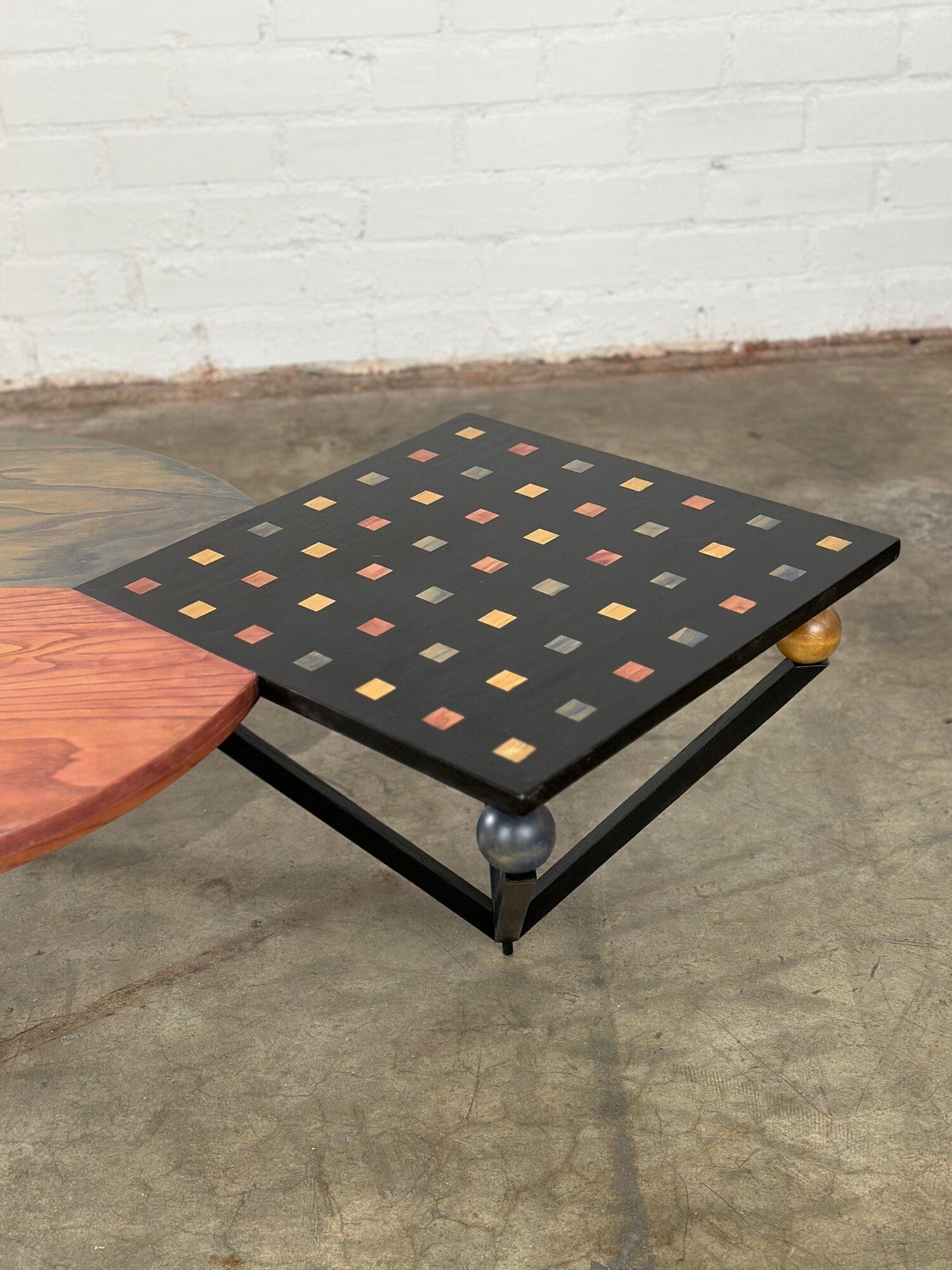 Vintage Memphis Style Coffee Table For Sale at 1stDibs