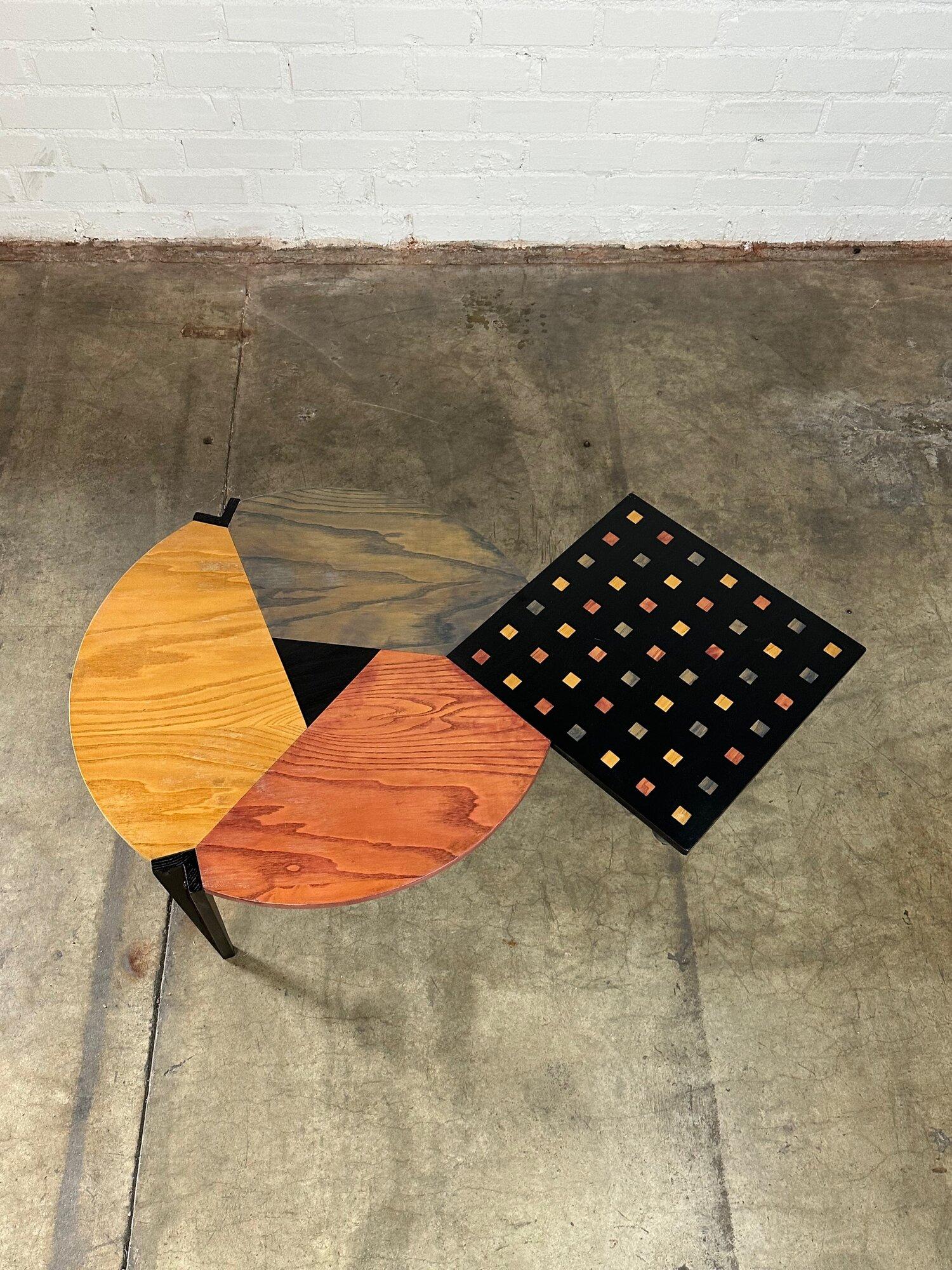 Vintage Memphis Style Coffee Table For Sale at 1stDibs