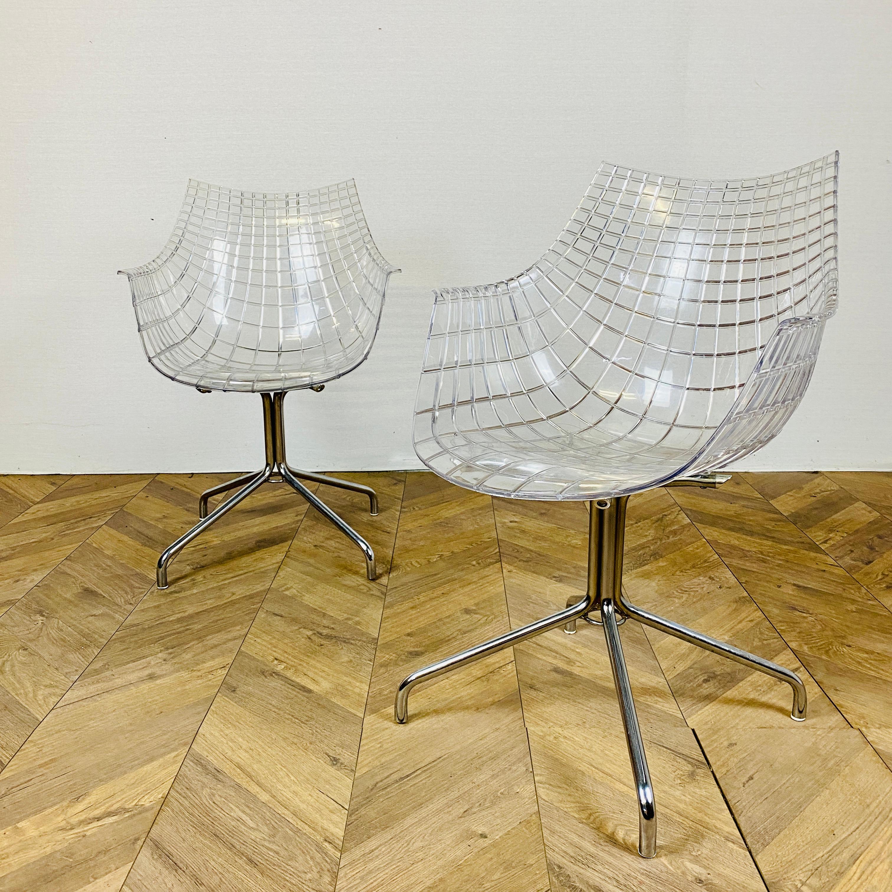 Vintage Meridiana Chairs Designed by Christophe Pillet for Dirade, Set ...