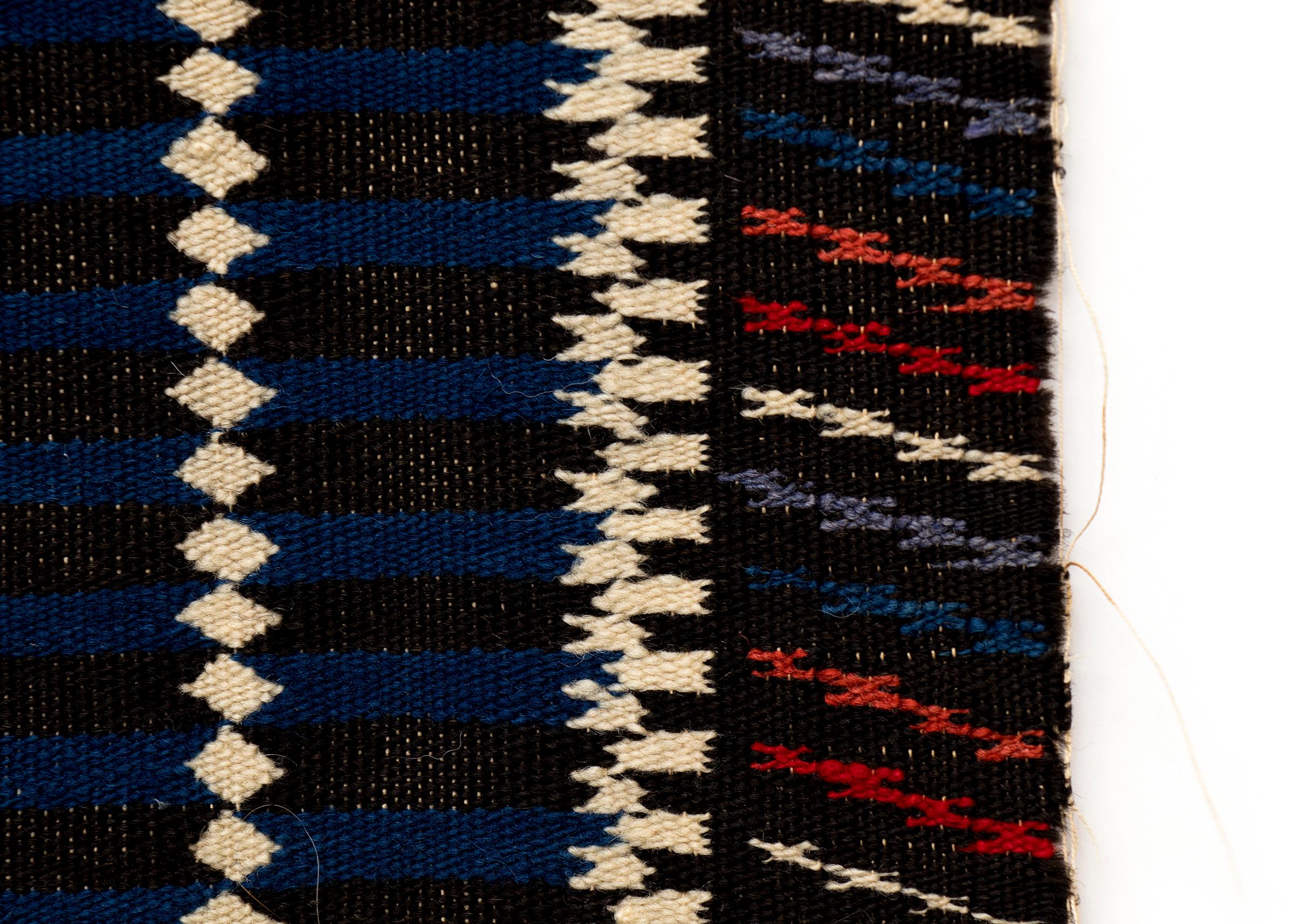 Vintage Mesoamerican Saltillo Serape, Transitional Period, circa 1875 ...
