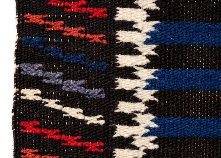 Vintage Mesoamerican Saltillo Serape, Transitional Period, circa 1875 ...