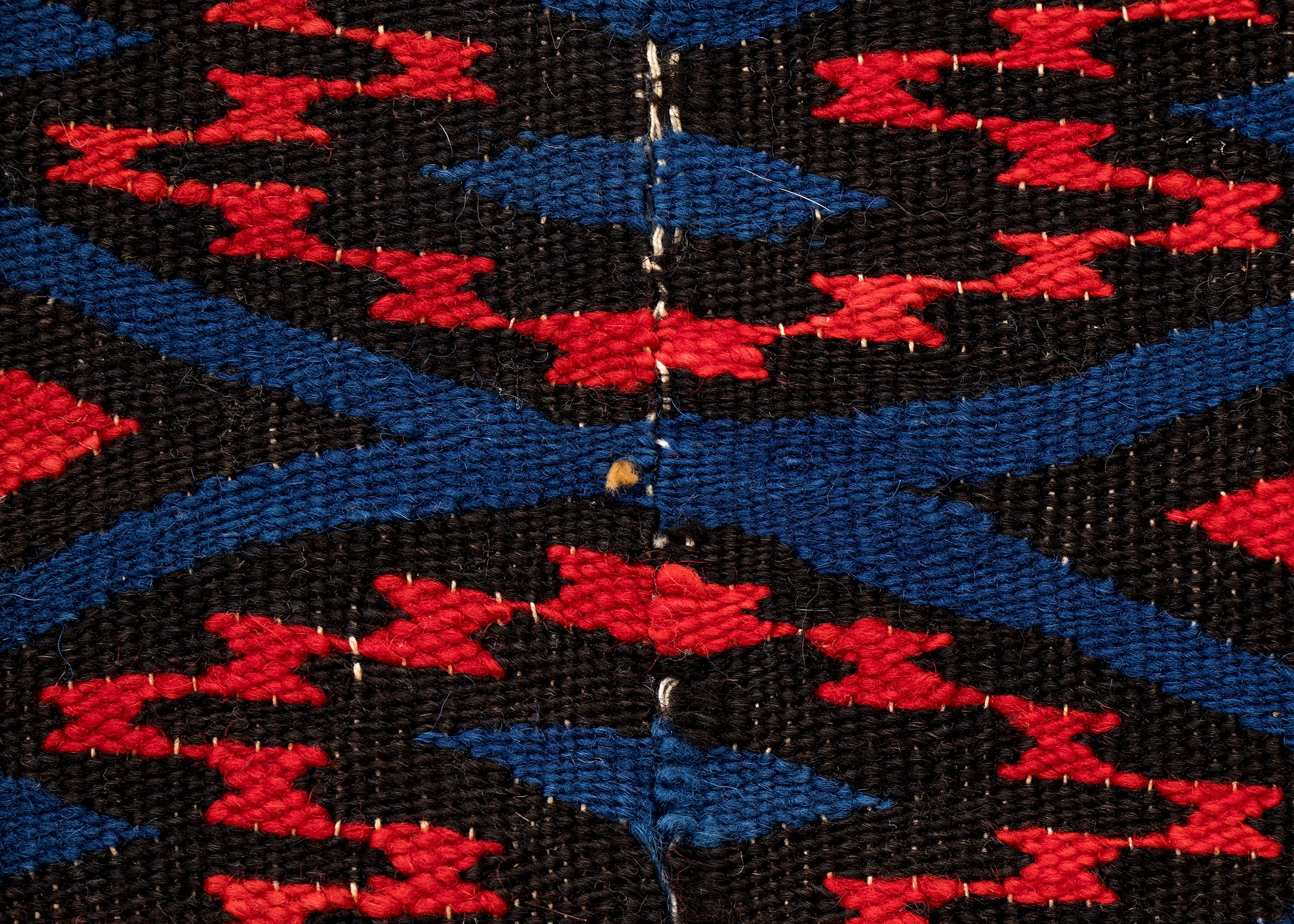 Vintage Mesoamerican Saltillo Serape, Transitional Period, circa 1875 ...