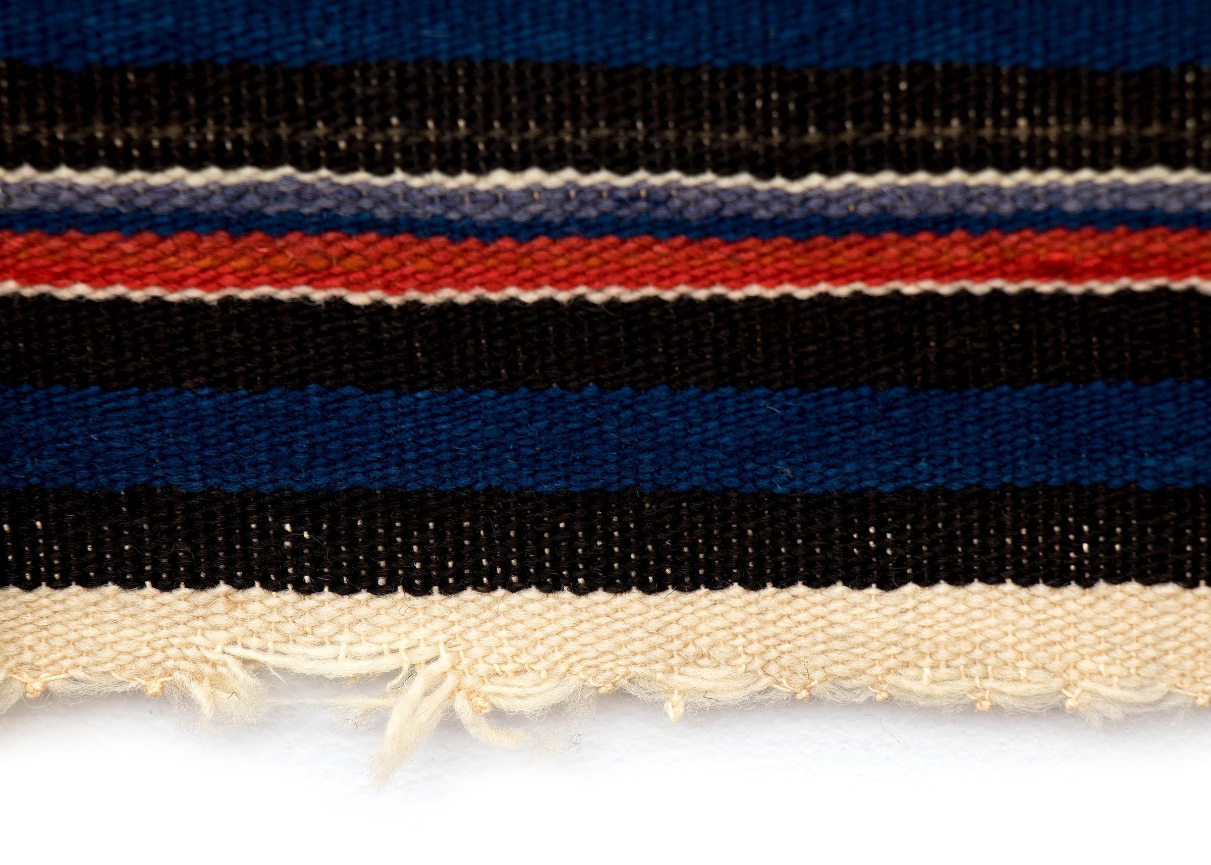 Vintage Mesoamerican Saltillo Serape, Transitional Period, circa 1875 ...