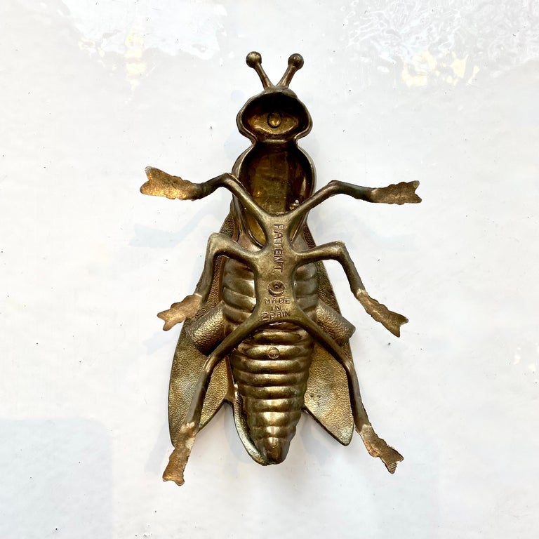 Vintage Metal Fly Ashtray For Sale at 1stDibs | brass fly ashtray