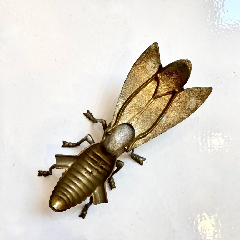 Vintage Metal Fly Ashtray For Sale at 1stDibs | brass fly ashtray