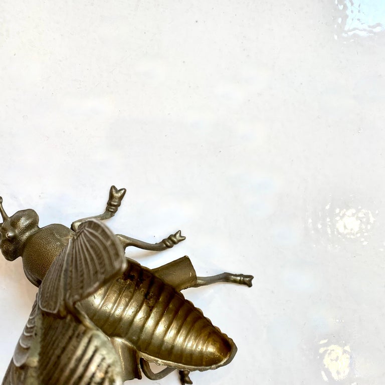 Vintage Metal Fly Ashtray For Sale at 1stDibs | brass fly ashtray