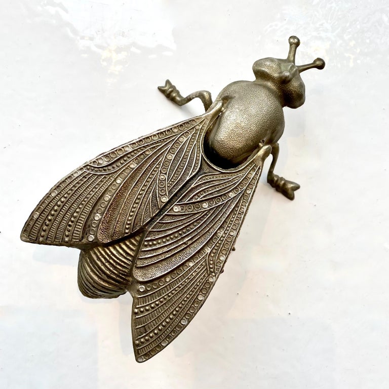 Vintage Metal Fly Ashtray For Sale at 1stDibs | brass fly ashtray