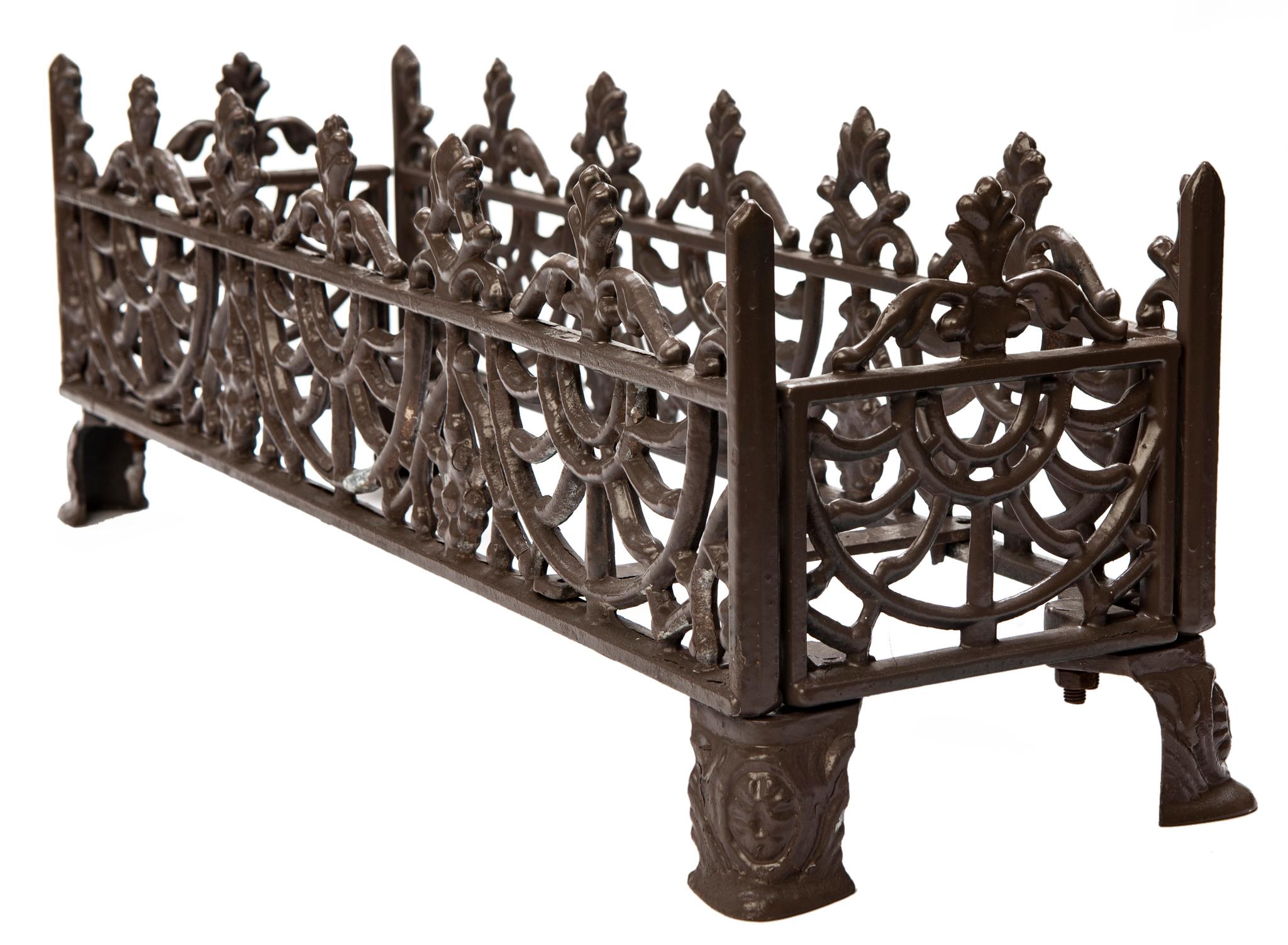 Vintage Metal Footed Planter at 1stDibs