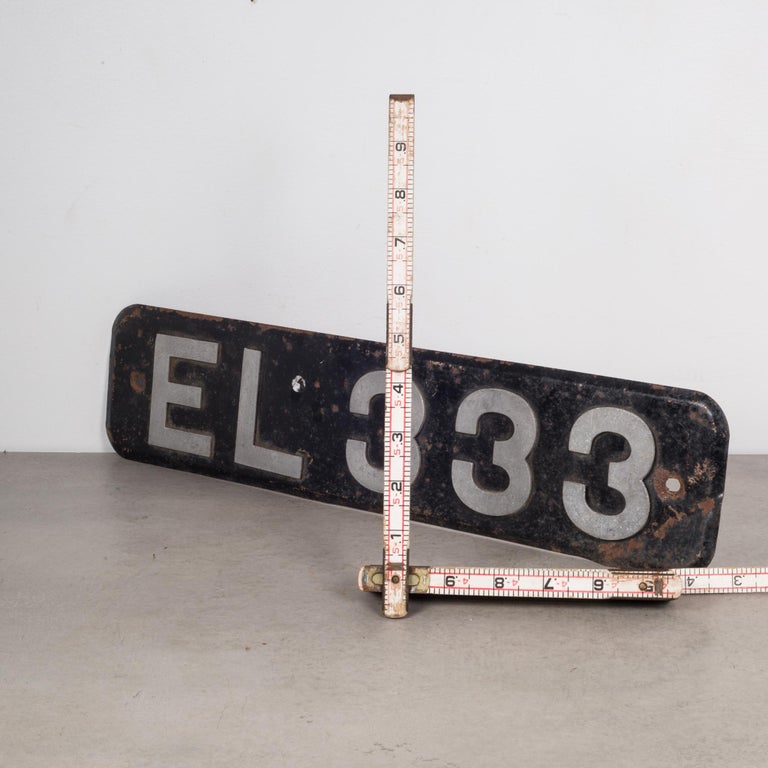 Vintage Metal License Plate, circa 1930-1940 For Sale at 1stDibs