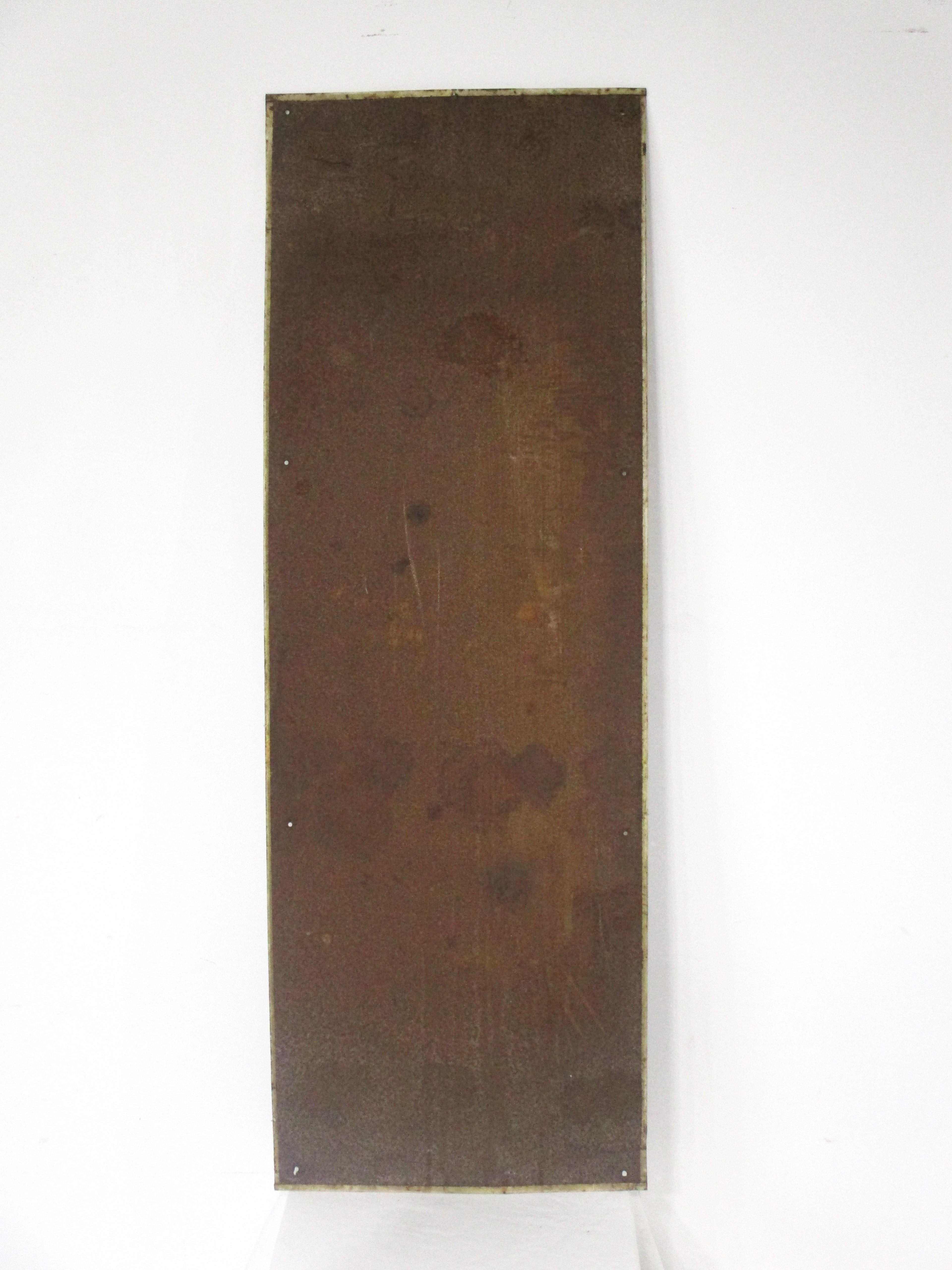 Vintage Metal Pop Kola Advertising Sign For Sale at 1stDibs