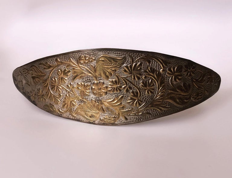 Vintage Metal Waist Belt Indian 70s Flower Floral Brass Copper 1970 For ...