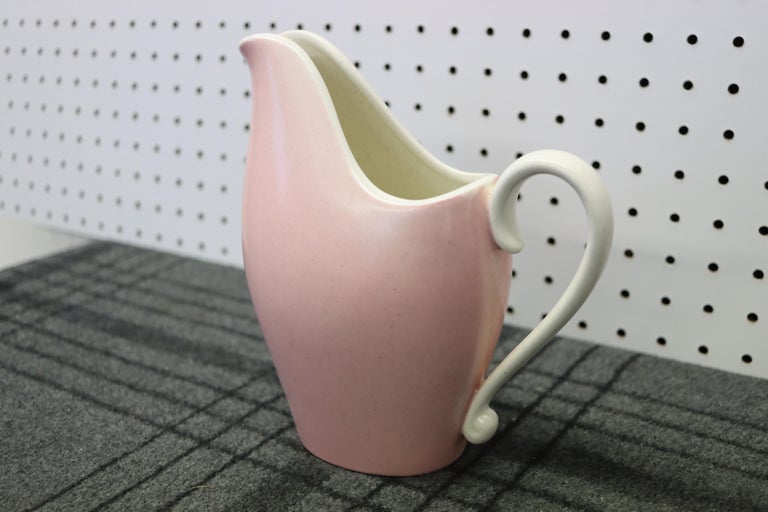 Vintage Metlox Poppytrail Pink Pitcher For Sale at 1stDibs
