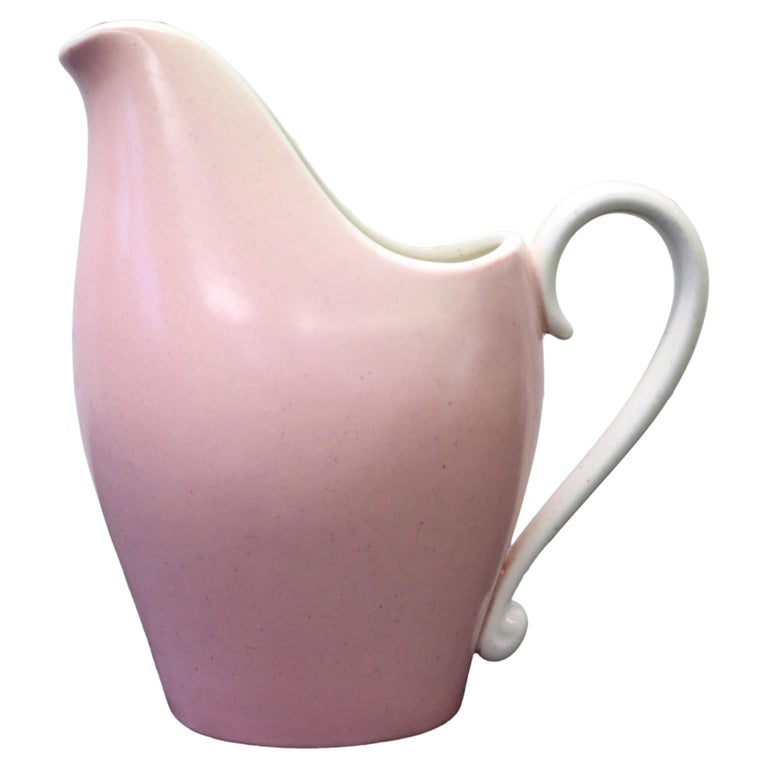 Vintage Metlox Poppytrail Pink Pitcher For Sale at 1stDibs