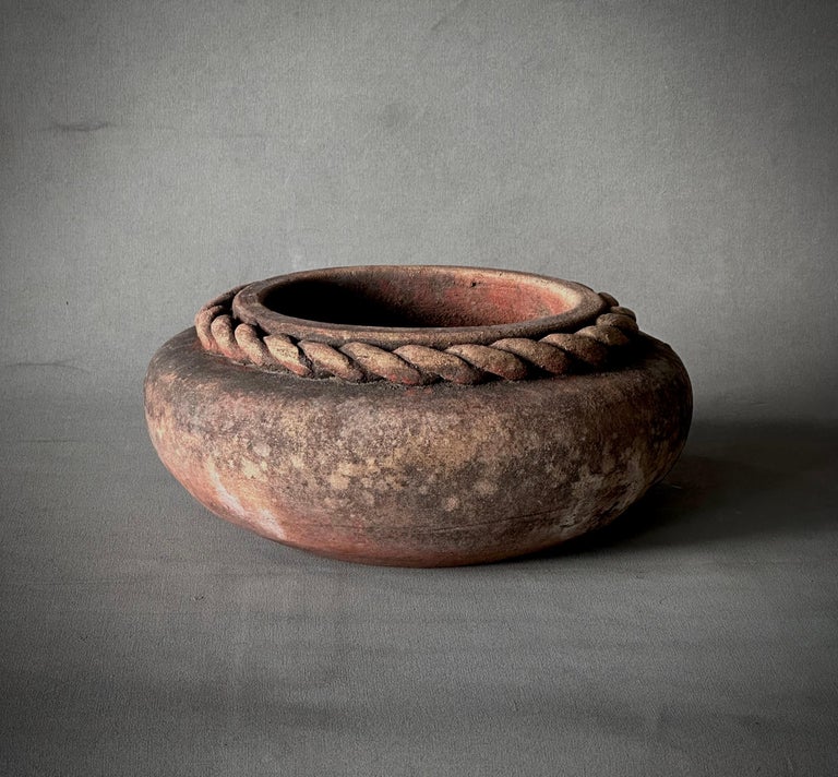 Vintage Mexican Terracotta Planter For Sale at 1stDibs