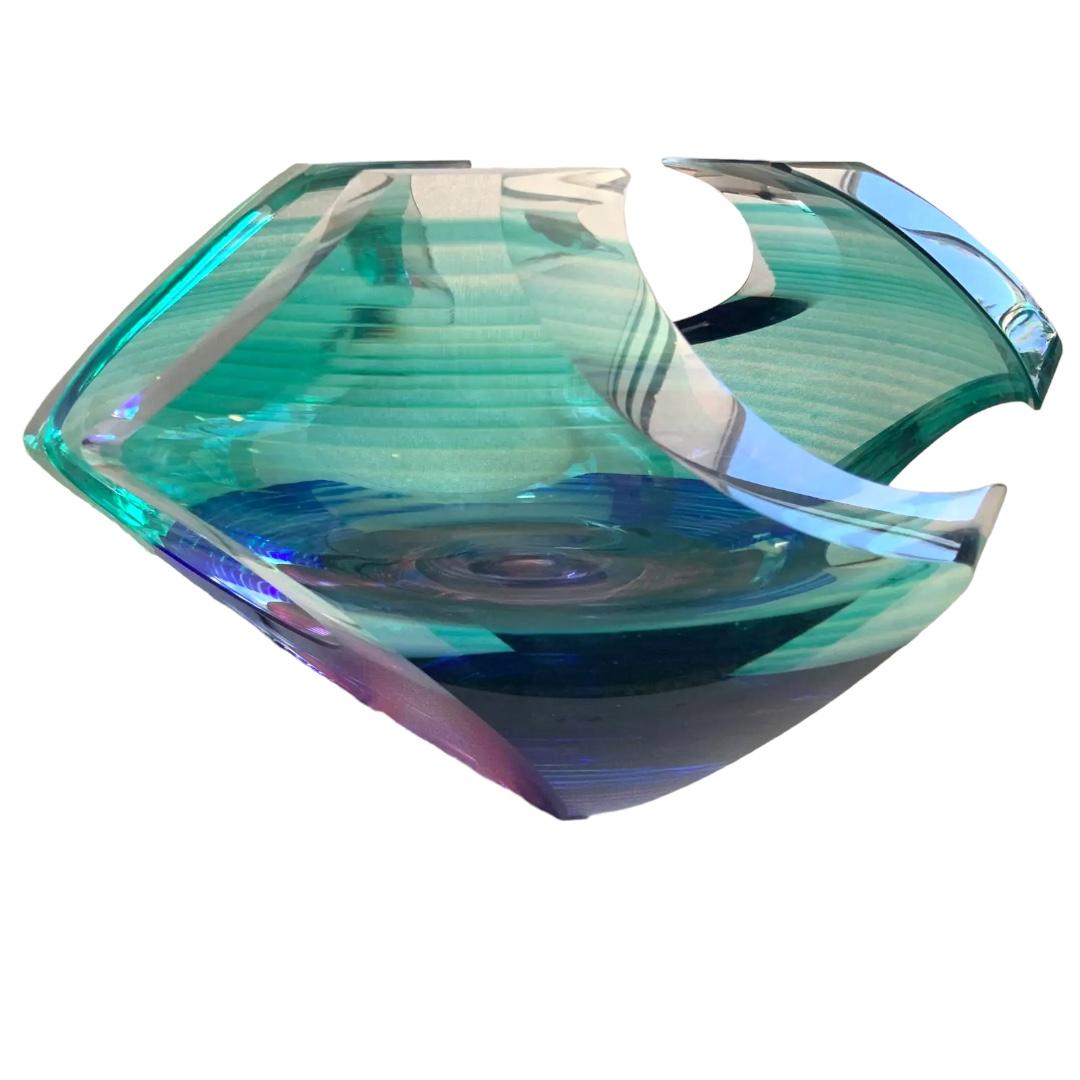 Vintage Michael David Colored Glass Centerpiece Kit Karbler Blake ...