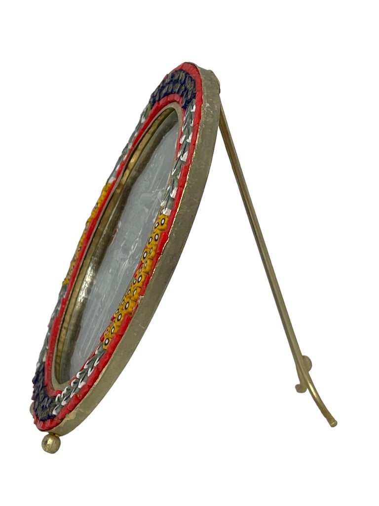 Vintage Micro Mosaic Picture Frame Millefiori, Venice Italy For Sale at ...