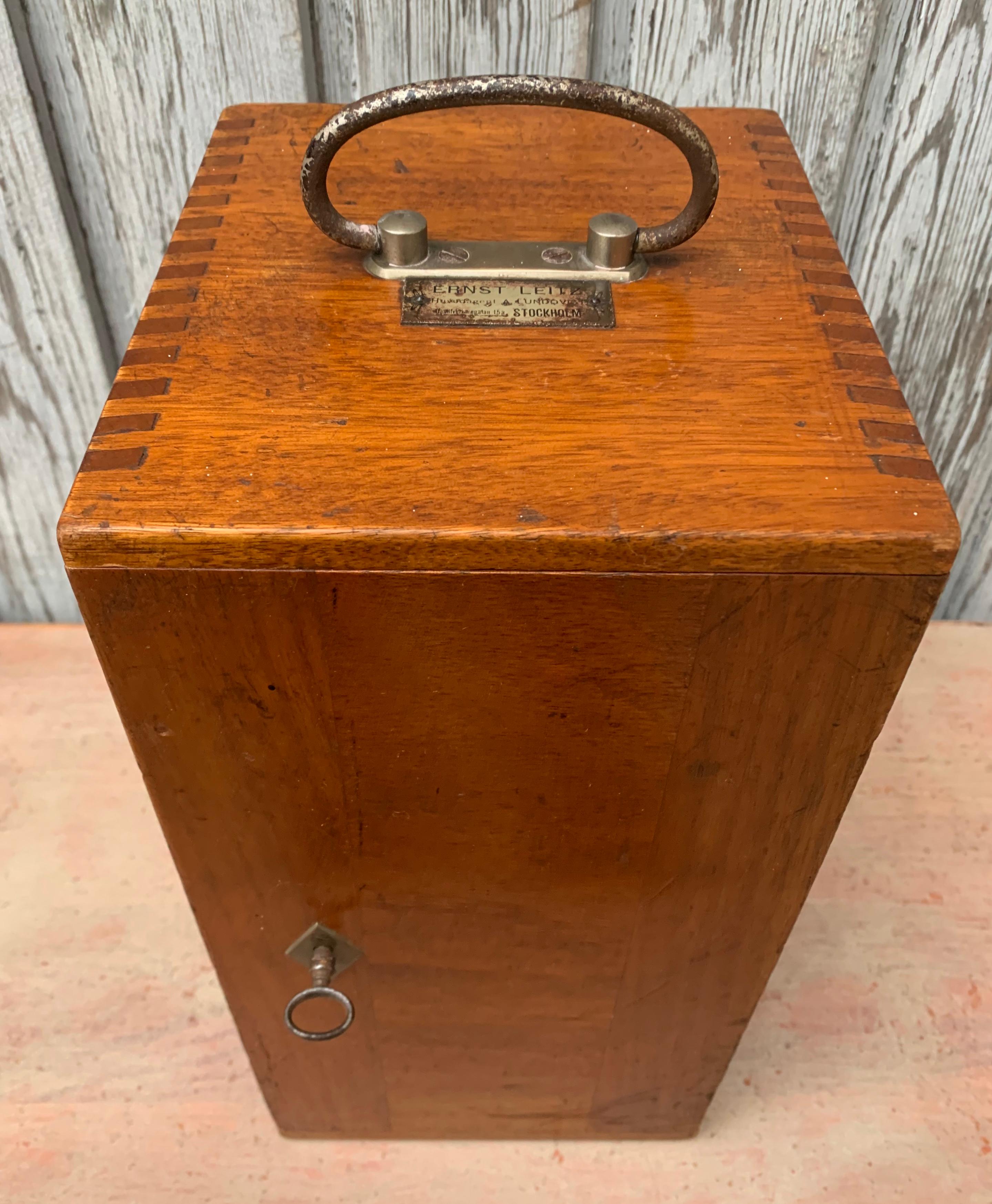 Vintage Microscope by Ernst Leitz with Original Box, Germany, circa ...