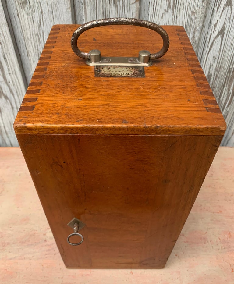 Vintage Microscope by Ernst Leitz with Original Box, Germany, circa ...