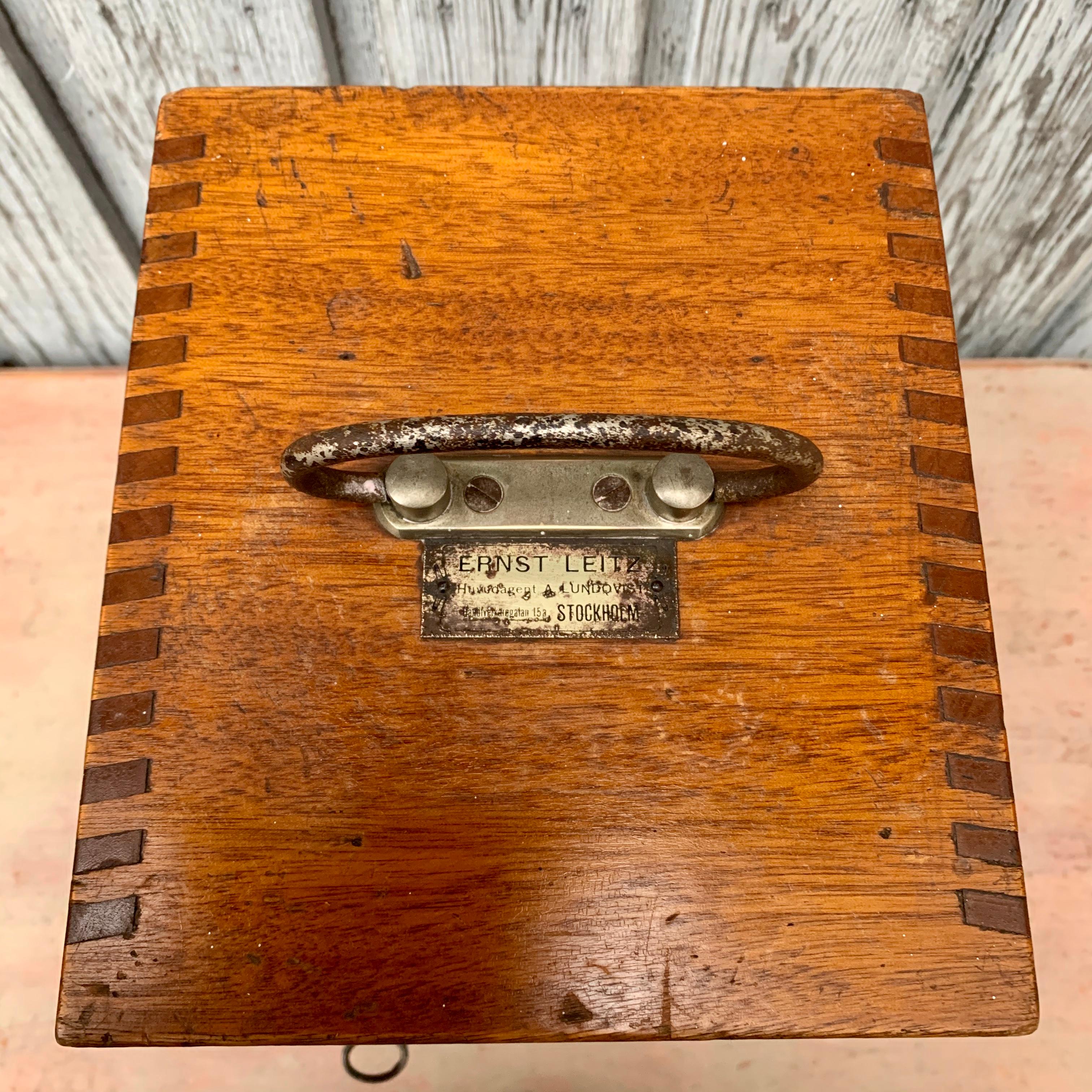 Vintage Microscope by Ernst Leitz with Original Box, Germany, circa ...