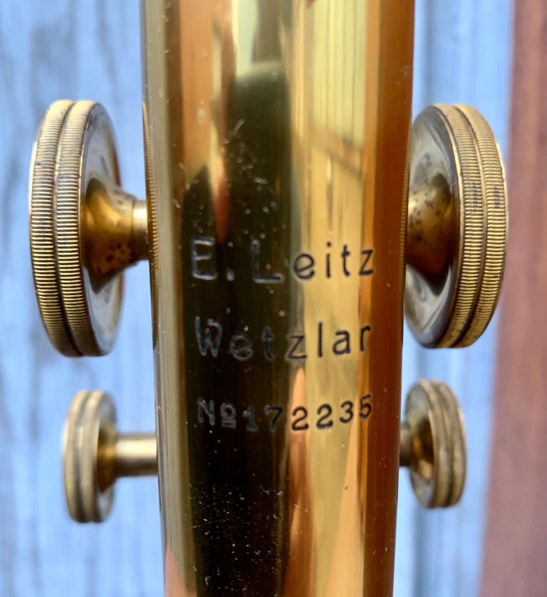 Vintage Microscope by Ernst Leitz with Original Box, Germany, circa ...