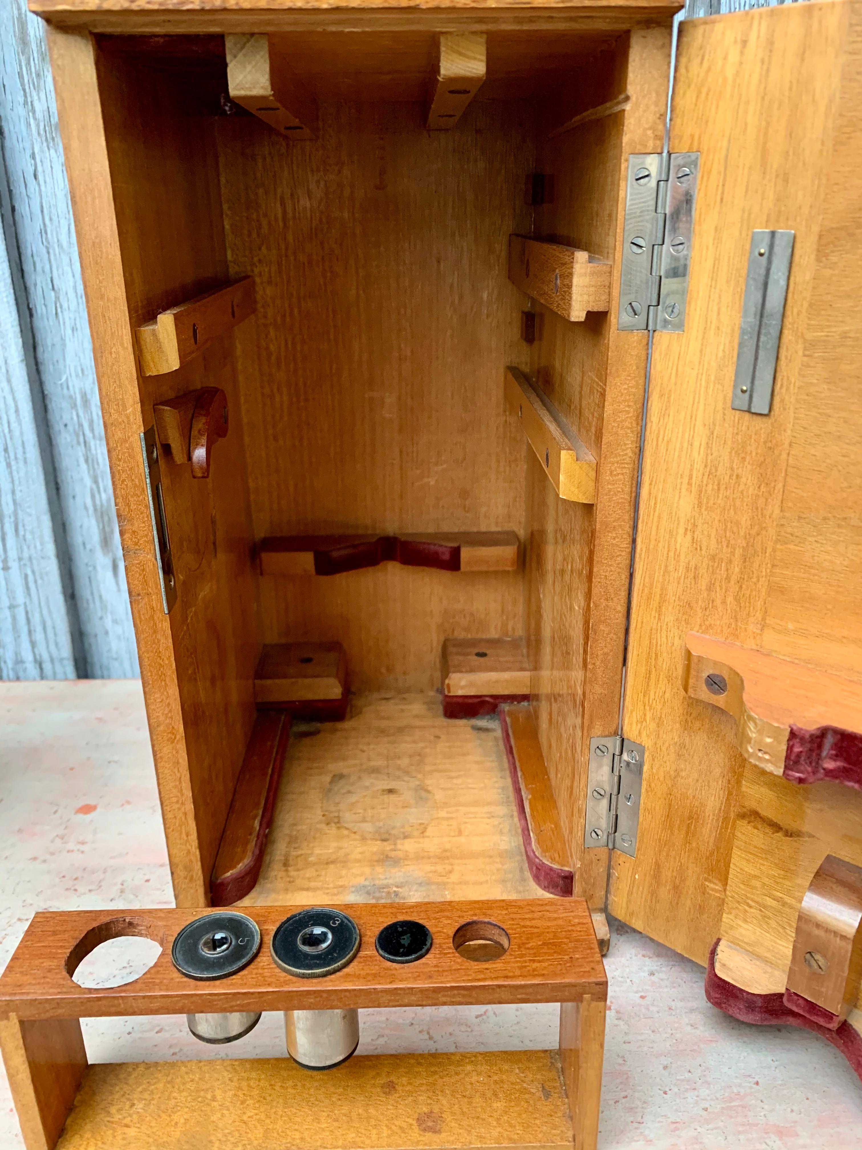 Vintage Microscope by Ernst Leitz with Original Box, Germany, circa ...