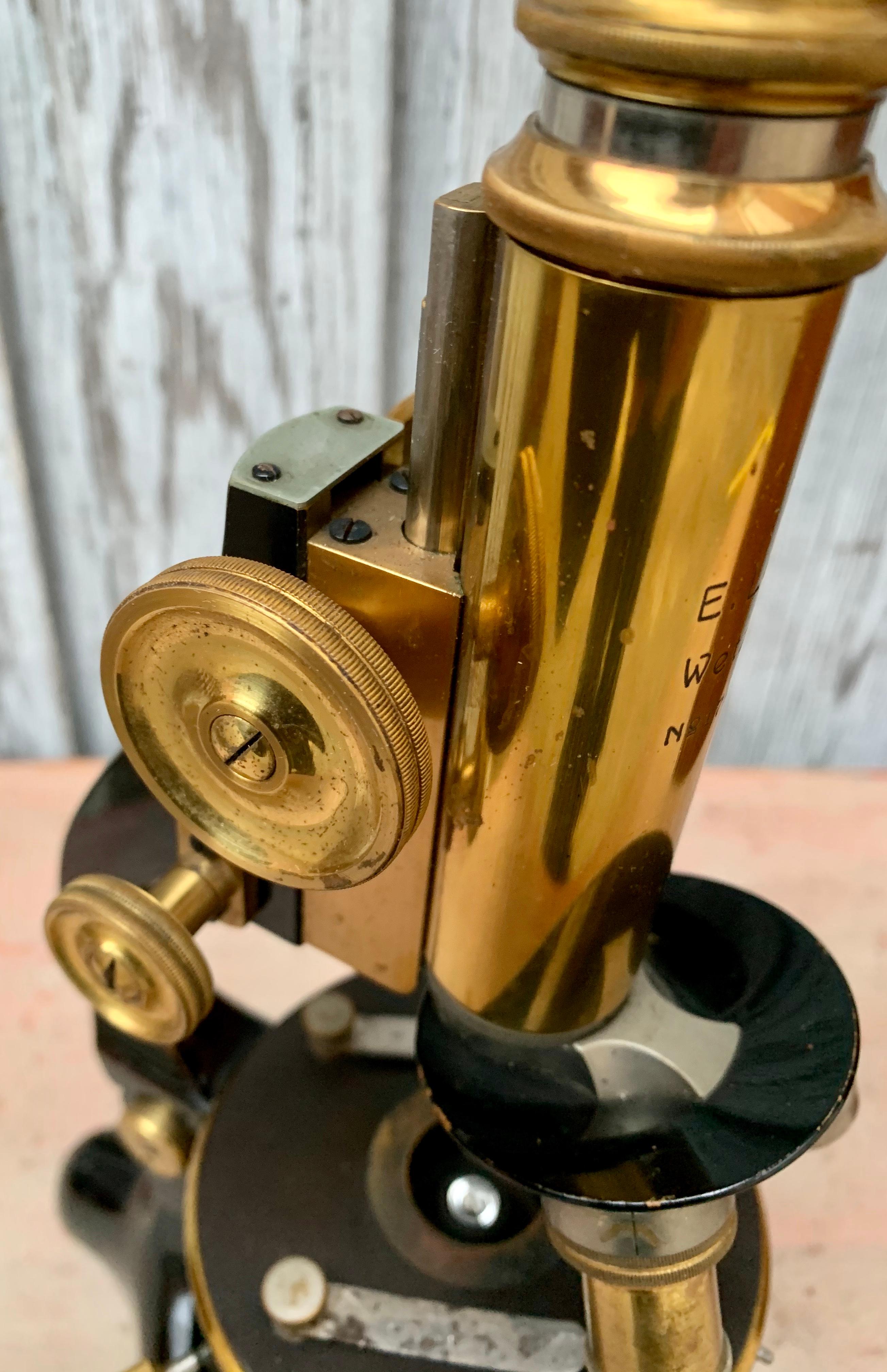 Vintage Microscope by Ernst Leitz with Original Box, Germany, circa ...