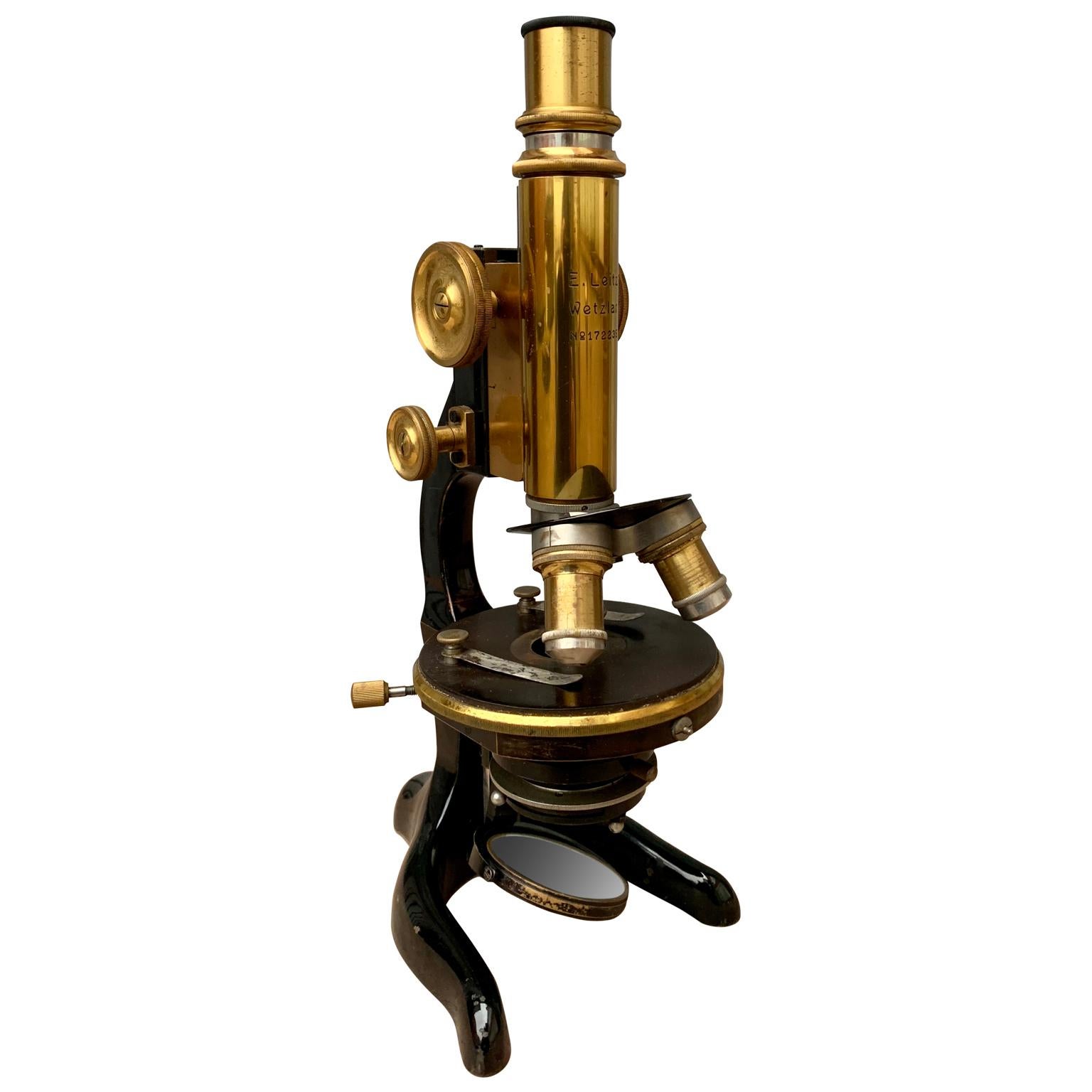 Vintage Microscope by Ernst Leitz with Original Box, Germany, circa ...