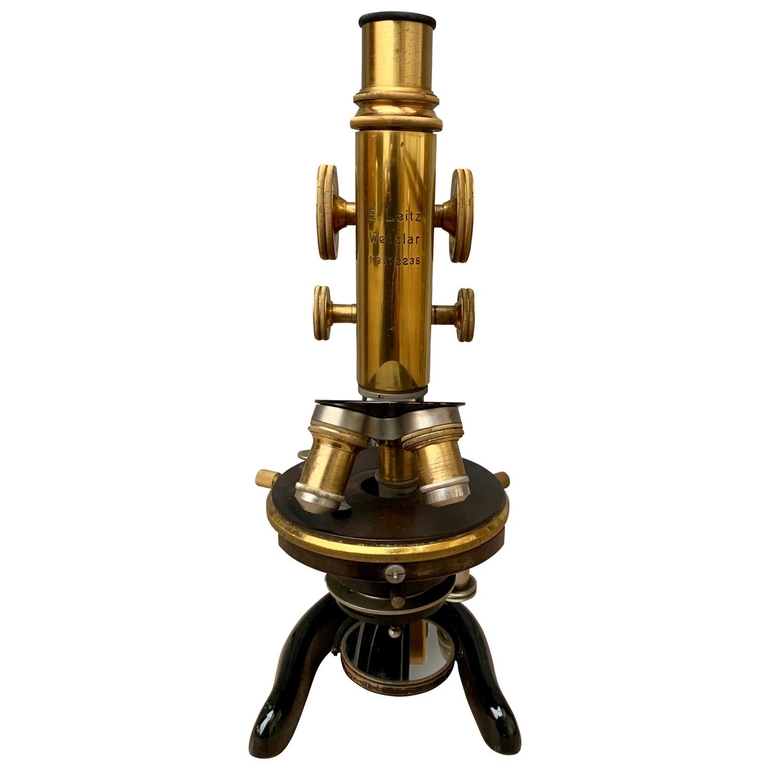 Vintage Microscope by Ernst Leitz with Original Box, Germany, circa ...