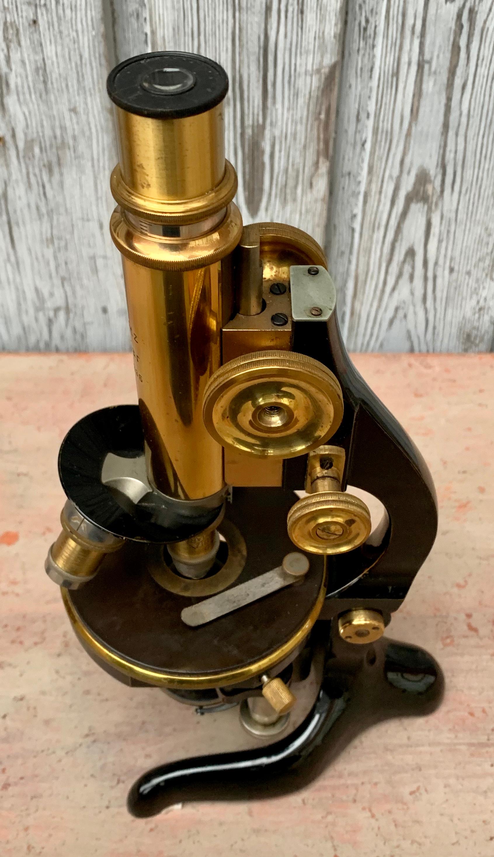 Vintage Microscope by Ernst Leitz with Original Box, Germany, circa ...