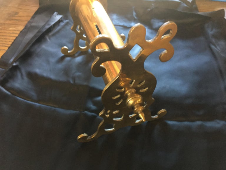 Vintage Mid-19th Century English Brass "Curse" Box For Sale at 1stDibs