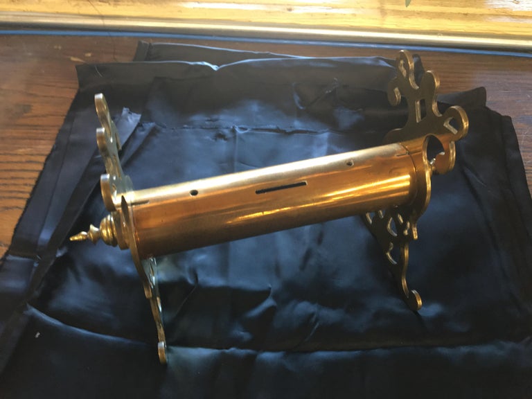 Vintage Mid-19th Century English Brass "Curse" Box For Sale at 1stDibs