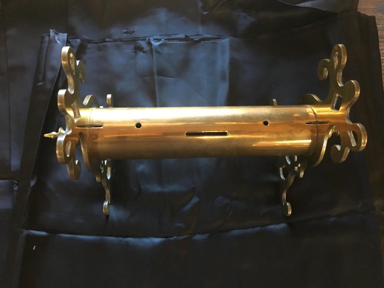 Vintage Mid-19th Century English Brass "Curse" Box For Sale at 1stDibs