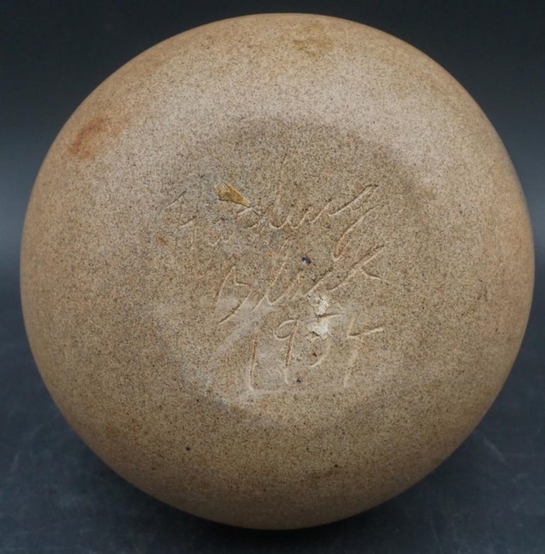 Vintage Mid 20th Century Harding Black Geode Bowl For Sale at 1stDibs