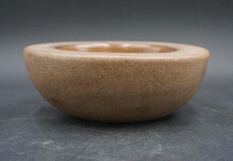 Vintage Mid 20th Century Harding Black Geode Bowl For Sale at 1stDibs