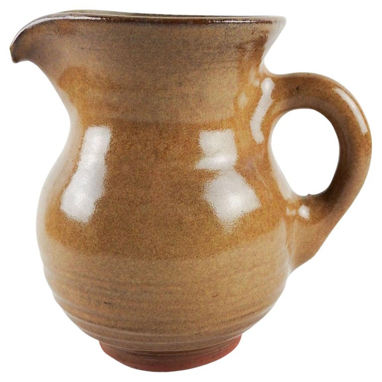 Vintage 1980's Century Harding Black Pitcher For Sale at 1stDibs