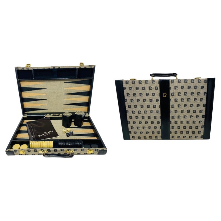 Vintage Mid-Century 1970's Backgammon Set by Pierre Cardin at 1stDibs