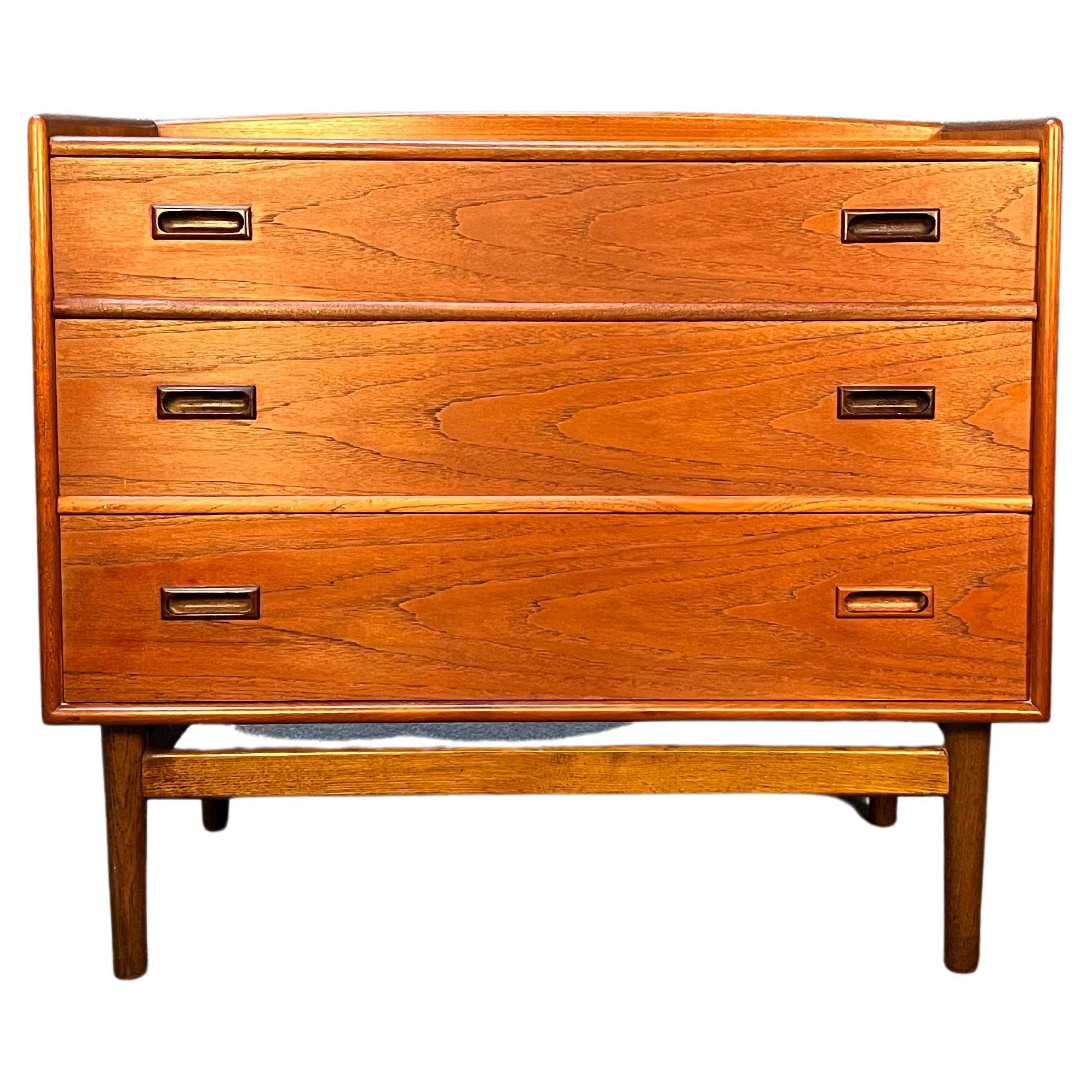 Danish Mid Century Modern teak dresser by Borge Mogesen at 1stDibs
