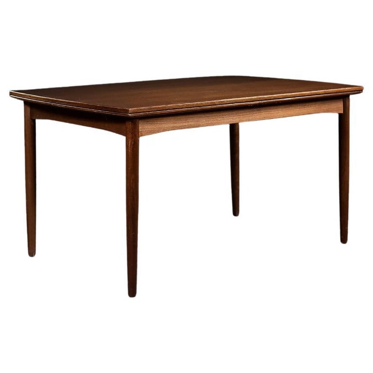 Vintage Mid-Century Danish Modern Teak Extendable Dining Table from BL ...