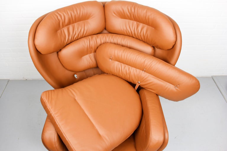 Vintage Mid Century Elda Armchair by Joe Columbo for Comfort, 1960s at ...
