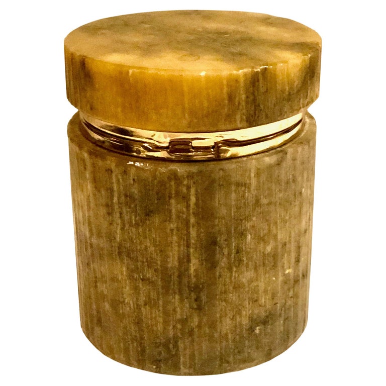 Vintage Mid-Century Italian Alabaster Box at 1stDibs