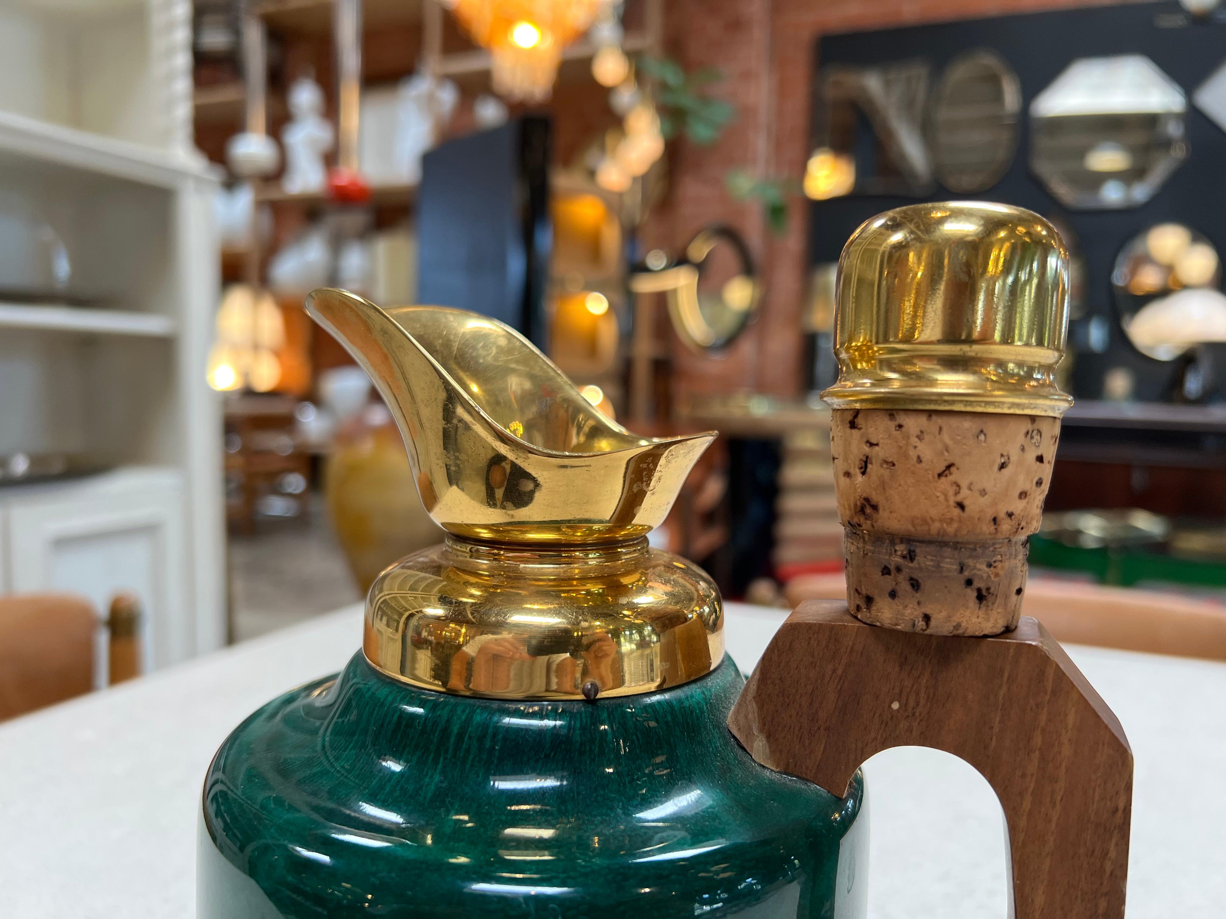 Vintage Mid Century Italian Jar 1980s For Sale at 1stDibs
