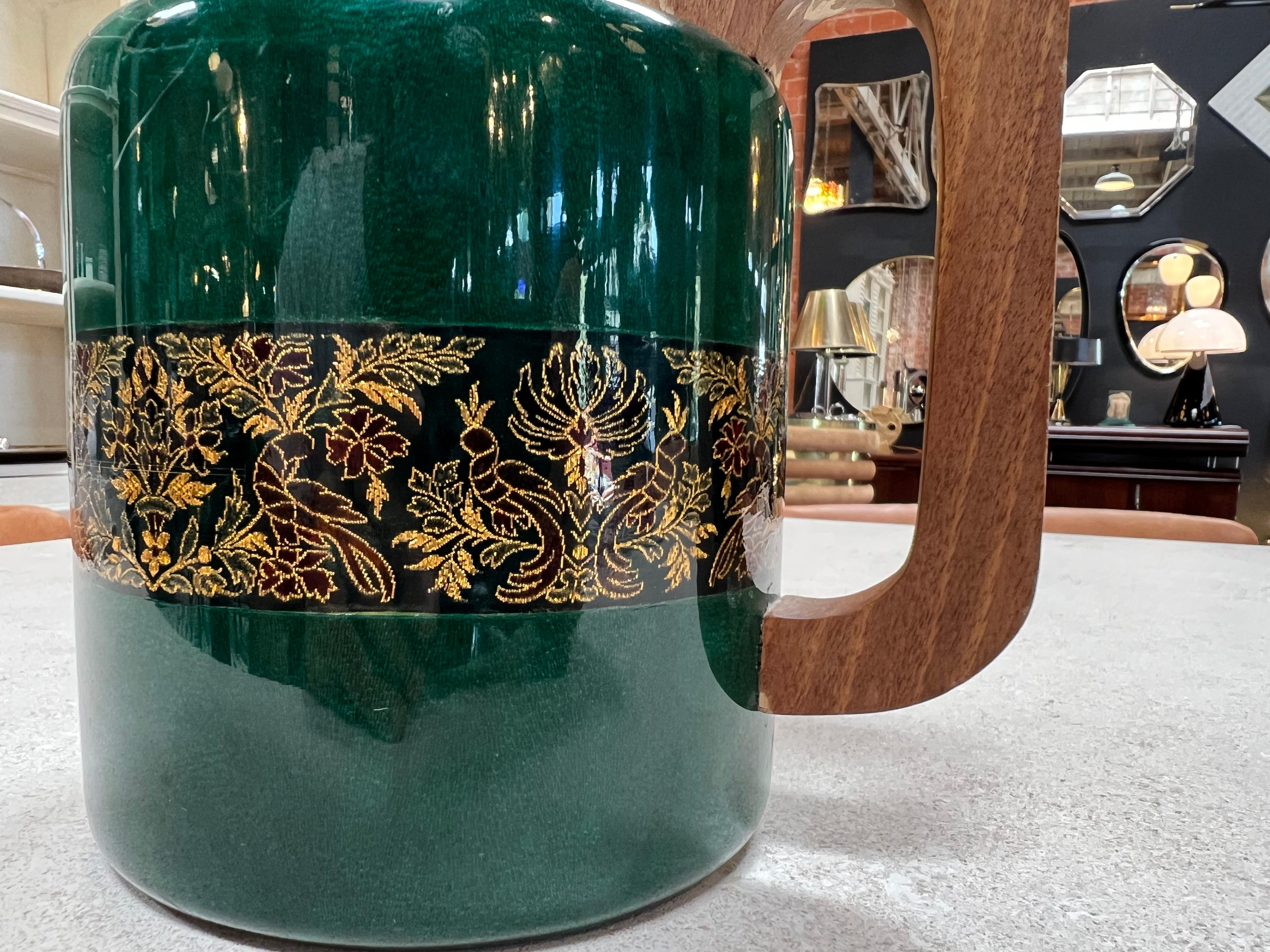 Vintage Mid Century Italian Jar 1980s For Sale at 1stDibs